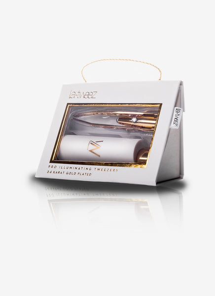 La Tweez Pro Illuminating Tweezers 24 Karat Gold – Sage The Beauty Bar